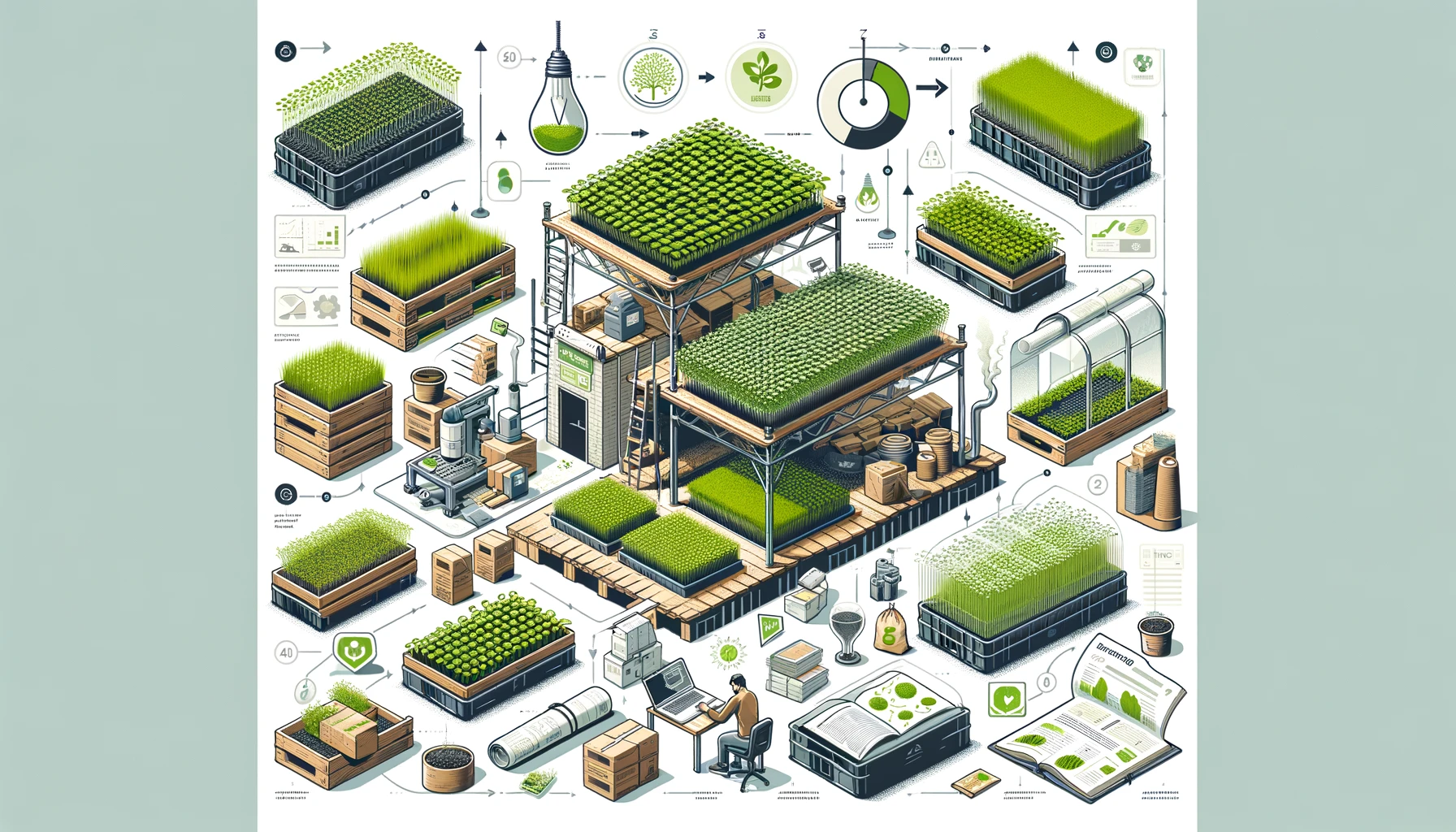 Starting a Commercial Microgreen Farm - | Step-by-Step Tips